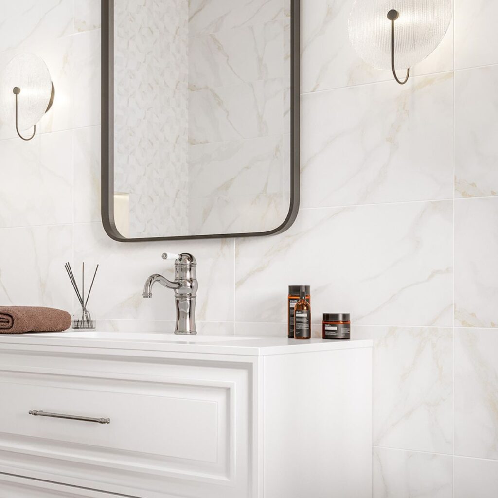 Golden Tile Marmo Gold valge seinaplaat 300x600 | Nordhauser